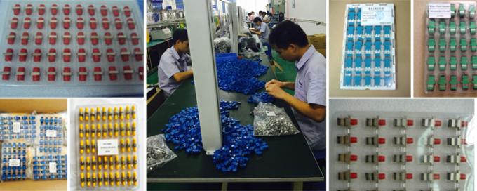 FC Big D Type Metal Fiber Optic Adapter , Fiber Optic Bulkhead Connector