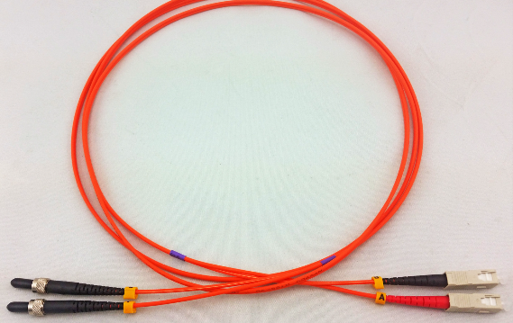 SMA to ST SM Simplex Fiber Optic Patch Cord with LSZH MM Fiber Cable