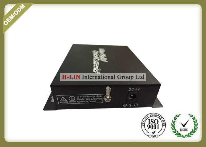 1 Channel Video Digital Optical Converter With BNC FC Port For CCTV Cameras