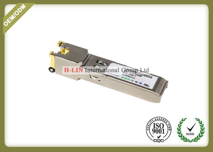 Small Form Pluggable Sfp Transceiver Module With Spring Latch 10base-T ...