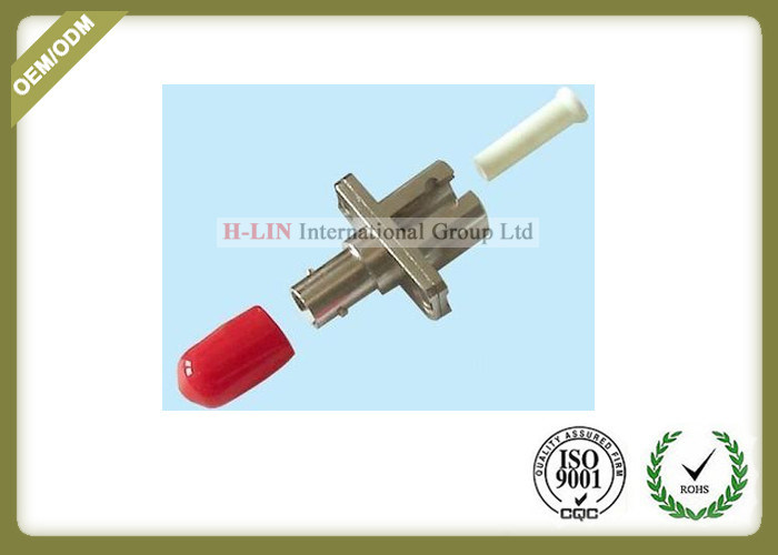 Metal Fiber Optic ST To LC Fiber Converter Adapter Simplex , ST To LC ...