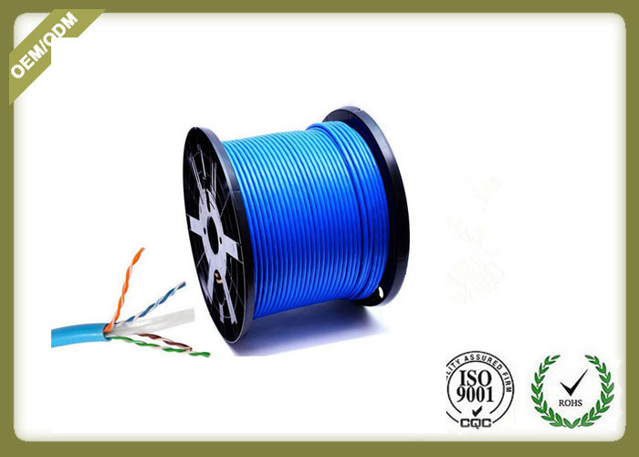 Cat6 STP 23AWG Network Fiber Optic Lan Cable , Optical Ethernet Cable ...