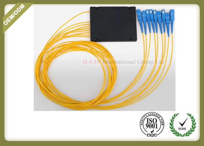 Corning SMF-28e Plc Splitter 1x8 ABS Box Package With SC UPC Connector
