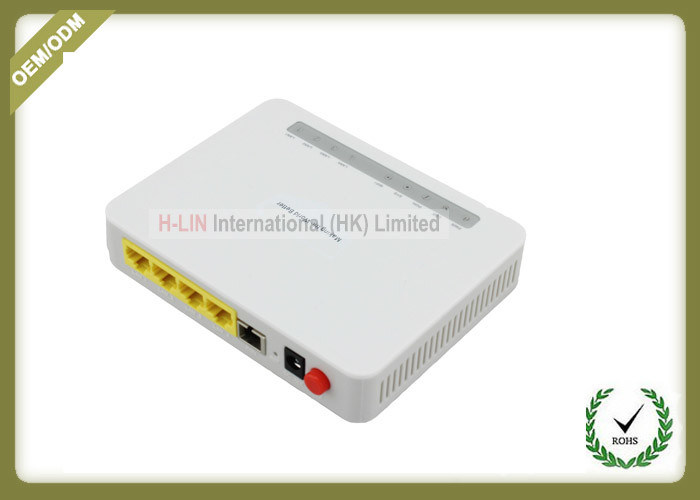 FTTH GPON ONT Router Network Media Converter 4GE 4 LAN PORTS WIFI For ...