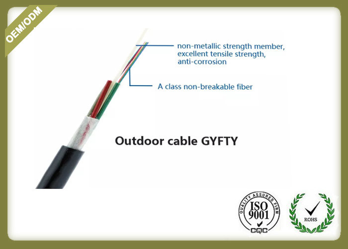 GYFTY outdoor fiber optical cable with FRP strength member with armid ...