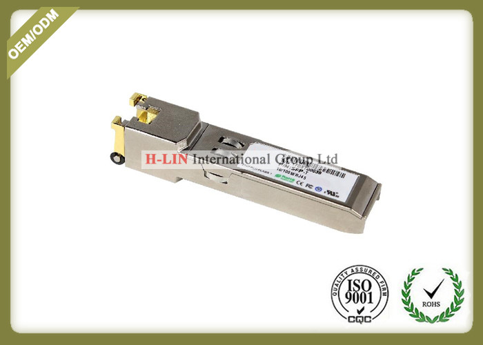 Small Form Pluggable Sfp Transceiver Module With Spring Latch 10base-T ...