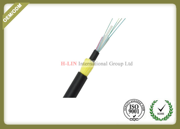 Unarmored ADSS outdoor Fiber Optic Cable with 200M to 1000M Span
