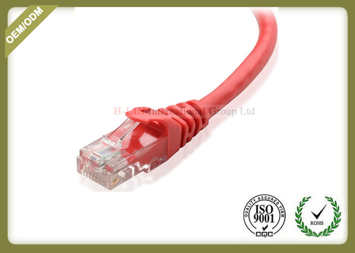 Professional Category 6 Patch Cable / Ethernet Patch Leads RoHS Material