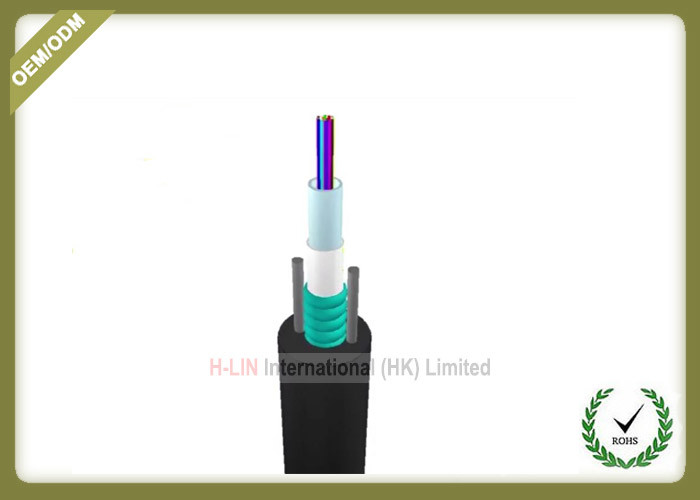 GYXTW-24B1.3 Outdoor Fiber Optic Cable Bundle Tube Double Parallel ...